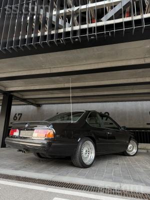 Black BMW 635 1988 in Riga, with an engine capacity of 3.50 L and mileage of 1 thousand km for 49900 €, photo 6 on AUTOMOTO.COM.LV