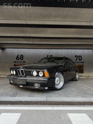 Black BMW 635 1988 in Riga, with an engine capacity of 3.50 L and mileage of 1 thousand km for 49900 €, photo 7 on AUTOMOTO.COM.LV