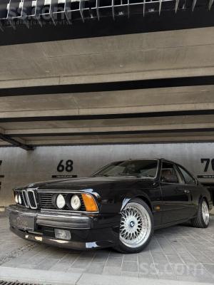 Black BMW 635 1988 in Riga, with an engine capacity of 3.50 L and mileage of 1 thousand km for 49900 €, photo 8 on AUTOMOTO.COM.LV