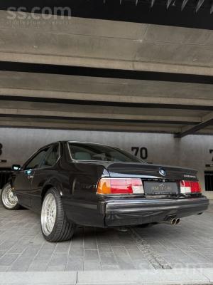 Black BMW 635 1988 in Riga, with an engine capacity of 3.50 L and mileage of 1 thousand km for 49900 €, photo 9 on AUTOMOTO.COM.LV