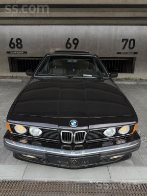 Black BMW 635 1988 in Riga, with an engine capacity of 3.50 L and mileage of 1 thousand km for 49900 €, photo 12 on AUTOMOTO.COM.LV