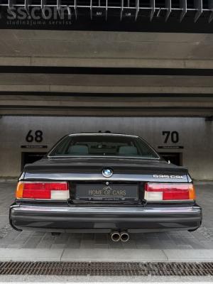 Black BMW 635 1988 in Riga, with an engine capacity of 3.50 L and mileage of 1 thousand km for 49900 €, photo 13 on AUTOMOTO.COM.LV