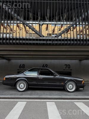 Black BMW 635 1988 in Riga, with an engine capacity of 3.50 L and mileage of 1 thousand km for 49900 €, photo 15 on AUTOMOTO.COM.LV