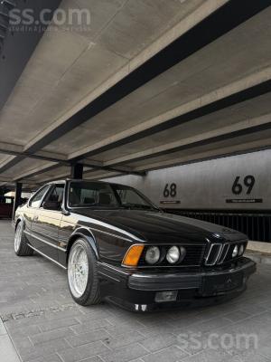 Black BMW 635 1988 in Riga, with an engine capacity of 3.50 L and mileage of 1 thousand km for 49900 €, photo 16 on AUTOMOTO.COM.LV