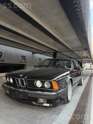 Black BMW 635 1988 in Riga, with an engine capacity of 3.50 L and mileage of 1 thousand km for 49900 €, photo 17 on AUTOMOTO.COM.LV