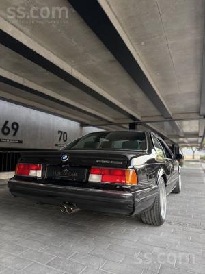 Black BMW 635 1988 in Riga, with an engine capacity of 3.50 L and mileage of 1 thousand km for 49900 €, photo 18 on AUTOMOTO.COM.LV