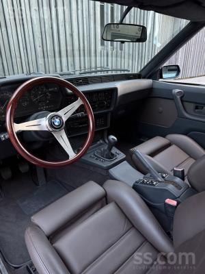 Black BMW 635 1988 in Riga, with an engine capacity of 3.50 L and mileage of 1 thousand km for 49900 €, photo 23 on AUTOMOTO.COM.LV