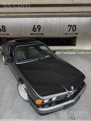 Black BMW 635 1988 in Riga, with an engine capacity of 3.50 L and mileage of 1 thousand km for 49900 €, photo 35 on AUTOMOTO.COM.LV