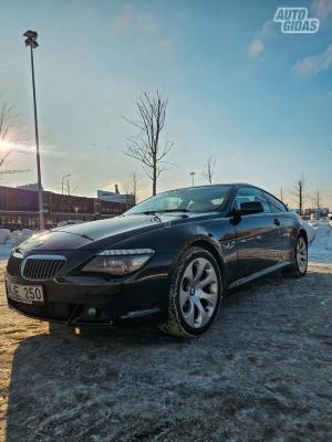 Melns BMW 635 2007 Klaipėda, ar dzinēja tilpumu 3.00 L un nobraukumu 291 tūkst. km par 8200 €, foto  vietnē AUTOMOTO.COM.LV