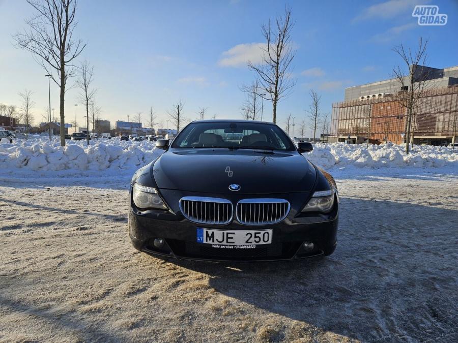 Melns BMW 635 2007 Klaipėda, ar dzinēja tilpumu 3.00 L un nobraukumu 291 tūkst. km par 8200 €, foto 2 vietnē AUTOMOTO.COM.LV