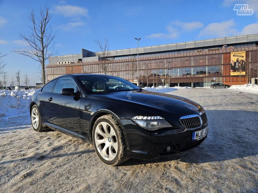Melns BMW 635 2007 Klaipėda, ar dzinēja tilpumu 3.00 L un nobraukumu 291 tūkst. km par 8200 €, foto 3 vietnē AUTOMOTO.COM.LV