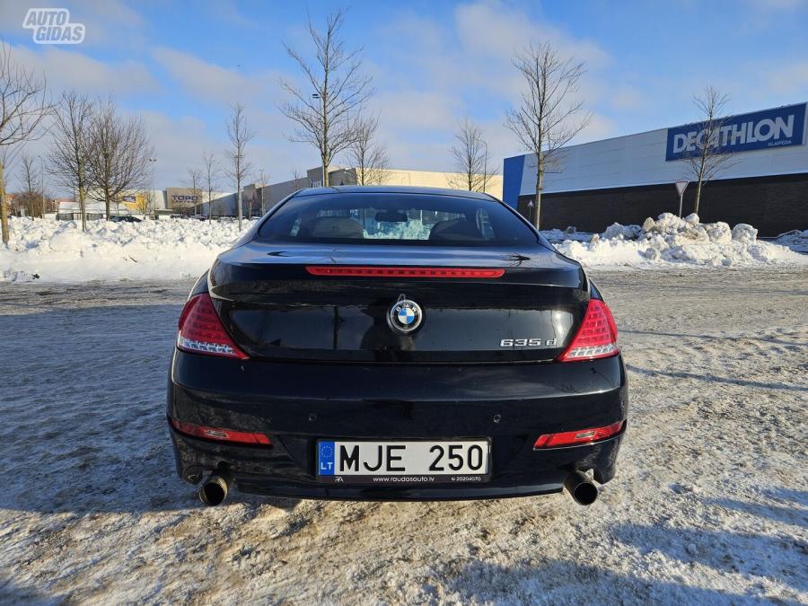 Melns BMW 635 2007 Klaipėda, ar dzinēja tilpumu 3.00 L un nobraukumu 291 tūkst. km par 8200 €, foto 6 vietnē AUTOMOTO.COM.LV