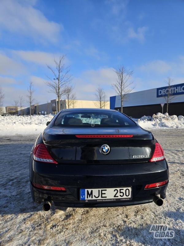 Melns BMW 635 2007 Klaipėda, ar dzinēja tilpumu 3.00 L un nobraukumu 291 tūkst. km par 8200 €, foto 8 vietnē AUTOMOTO.COM.LV