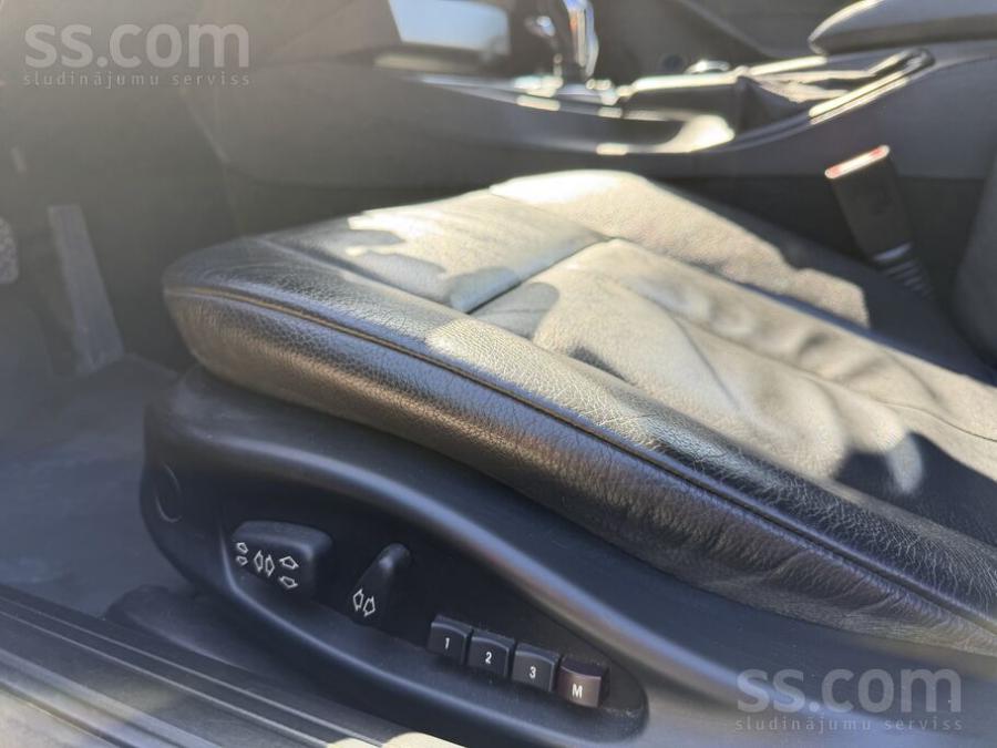 Black BMW 635 2007 in Ventspils, with an engine capacity of 3.00 L and mileage of 370 thousand km for 10900 €, photo 12 on AUTOMOTO.COM.LV