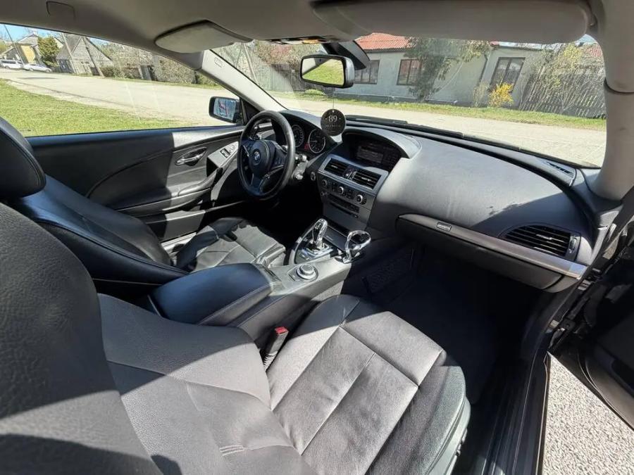 Melns BMW 635 2007 Ventspils, ar dzinēja tilpumu 3.00 L un nobraukumu 370 tūkst. km par 10900 €, foto 15 vietnē AUTOMOTO.COM.LV