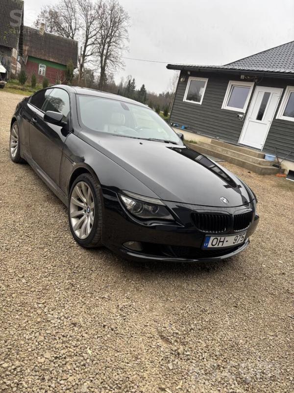 Black BMW 635 2008 in Rezekne, with an engine capacity of 3.00 L and mileage of 390 thousand km for 9500 €, photo 7 on AUTOMOTO.COM.LV