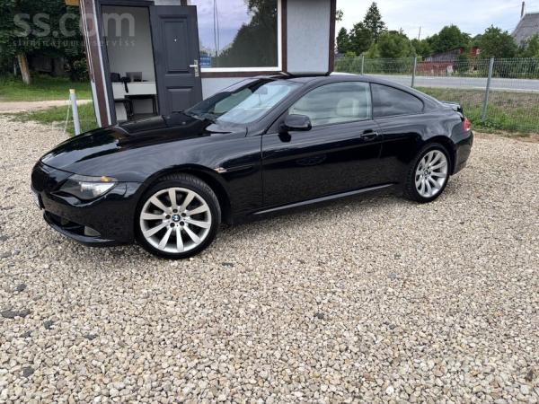 Black BMW 635 2008 in Rezekne, with an engine capacity of 3.00 L and mileage of 405 thousand km for 8499 €, photo 1 on AUTOMOTO.COM.LV
