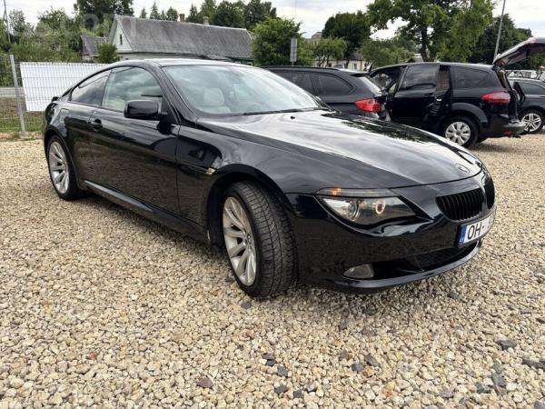 Black BMW 635 2008 in Rezekne, with an engine capacity of 3.00 L and mileage of 405 thousand km for 8499 €, photo 6 on AUTOMOTO.COM.LV