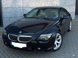 Black BMW 635 2008 in Klaipeda, with an engine capacity of 2.99 L and mileage of 292 thousand km for 8700 €, photo 3 on AUTOMOTO.COM.LV