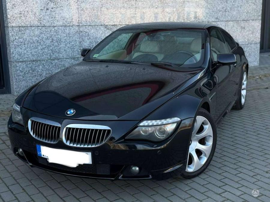 Black BMW 635 2008 in Klaipeda, with an engine capacity of 2.99 L and mileage of 292 thousand km for 8700 €, photo 3 on AUTOMOTO.COM.LV