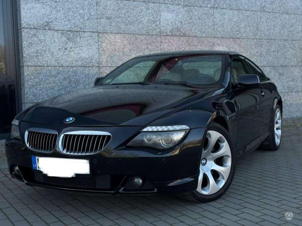 Black BMW 635 2008 in Klaipeda, with an engine capacity of 2.99 L and mileage of 292 thousand km for 8700 €, photo 3 on AUTOMOTO.COM.LV