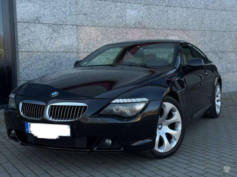 Black BMW 635 2008 in Klaipeda, with an engine capacity of 2.99 L and mileage of 292 thousand km for 8700 €, photo 4 on AUTOMOTO.COM.LV