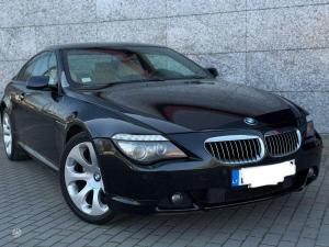 Black BMW 635 2008 in Klaipeda, with an engine capacity of 2.99 L and mileage of 292 thousand km for 8700 €, photo 5 on AUTOMOTO.COM.LV