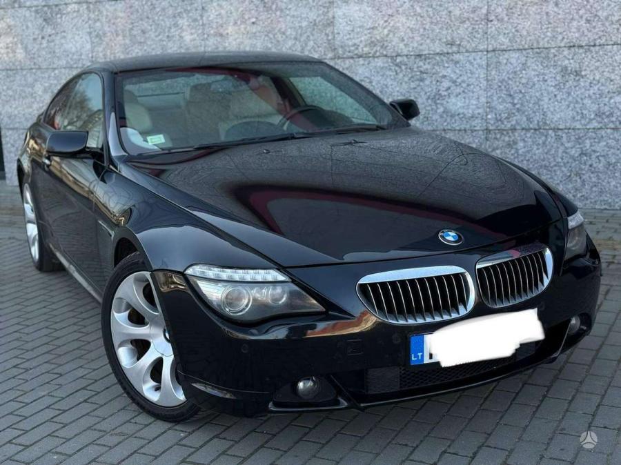 Black BMW 635 2008 in Klaipeda, with an engine capacity of 2.99 L and mileage of 292 thousand km for 8700 €, photo 7 on AUTOMOTO.COM.LV