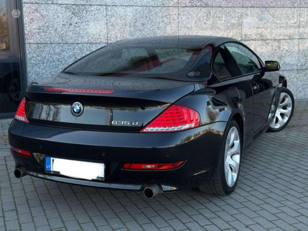 Black BMW 635 2008 in Klaipeda, with an engine capacity of 2.99 L and mileage of 292 thousand km for 8700 €, photo 7 on AUTOMOTO.COM.LV