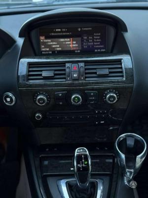 Black BMW 635 2008 in Klaipeda, with an engine capacity of 2.99 L and mileage of 292 thousand km for 8700 €, photo 16 on AUTOMOTO.COM.LV