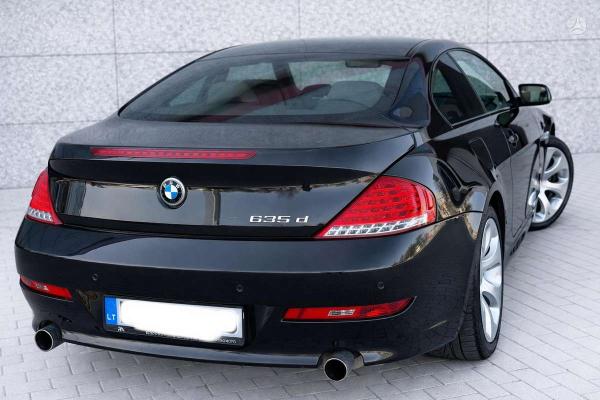 Black BMW 635 2008 in Klaipeda, with an engine capacity of 2.99 L and mileage of 292 thousand km for 8500 €, photo 7 on AUTOMOTO.COM.LV