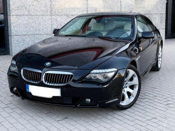 Black BMW 635 2008 in Klaipeda, with an engine capacity of 2.99 L and mileage of 292 thousand km for 8500 €, photo 8 on AUTOMOTO.COM.LV