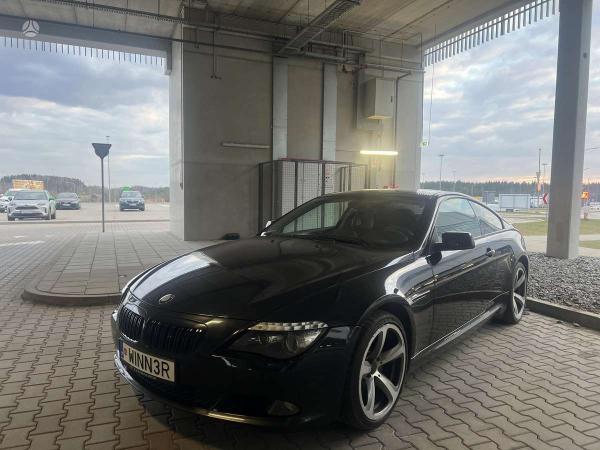 Black BMW 635 2008 in Vilnius, with an engine capacity of 2.99 L and mileage of 325 thousand km for 8800 €, photo 1 on AUTOMOTO.COM.LV
