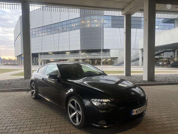 Black BMW 635 2008 in Vilnius, with an engine capacity of 2.99 L and mileage of 325 thousand km for 8800 €, photo 2 on AUTOMOTO.COM.LV