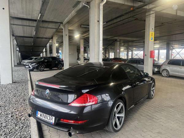 Black BMW 635 2008 in Vilnius, with an engine capacity of 2.99 L and mileage of 325 thousand km for 8800 €, photo 3 on AUTOMOTO.COM.LV