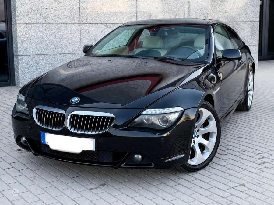 Black BMW 635 2008 in Klaipeda, with an engine capacity of 2.99 L and mileage of 292 thousand km for 8800 €, photo 1 on AUTOMOTO.COM.LV