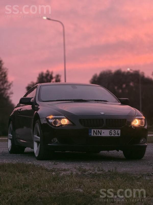 Black BMW 635 2008 in Bauska, with an engine capacity of 3.00 L and mileage of 356 thousand km for 12250 €, photo 1 on AUTOMOTO.COM.LV