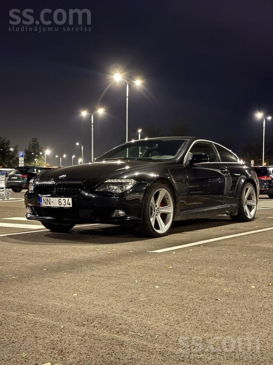 Black BMW 635 2008 in Bauska, with an engine capacity of 3.00 L and mileage of 356 thousand km for 12250 €, photo 4 on AUTOMOTO.COM.LV