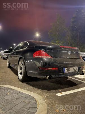 Black BMW 635 2008 in Bauska, with an engine capacity of 3.00 L and mileage of 356 thousand km for 12250 €, photo 5 on AUTOMOTO.COM.LV