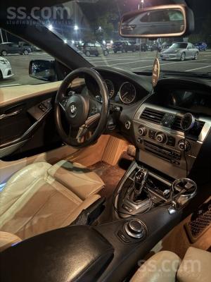 Black BMW 635 2008 in Bauska, with an engine capacity of 3.00 L and mileage of 356 thousand km for 12250 €, photo 8 on AUTOMOTO.COM.LV