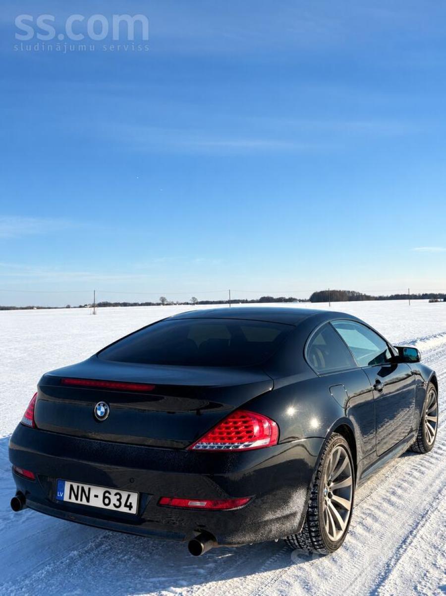 Black BMW 635 2008 in Bauska, with an engine capacity of 3.00 L and mileage of 356 thousand km for 12250 €, photo 10 on AUTOMOTO.COM.LV