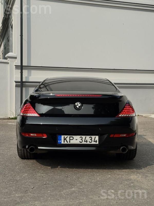 Melns BMW 635 2009 Liepāja, ar dzinēja tilpumu 3.00 L un nobraukumu 309 tūkst. km par 12500 €, foto 6 vietnē AUTOMOTO.COM.LV