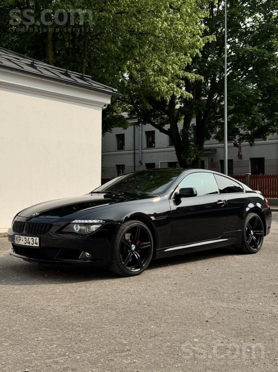 Black BMW 635 2009 in Liepaja, with an engine capacity of 3.00 L and mileage of 309 thousand km for 10999 €, photo 4 on AUTOMOTO.COM.LV