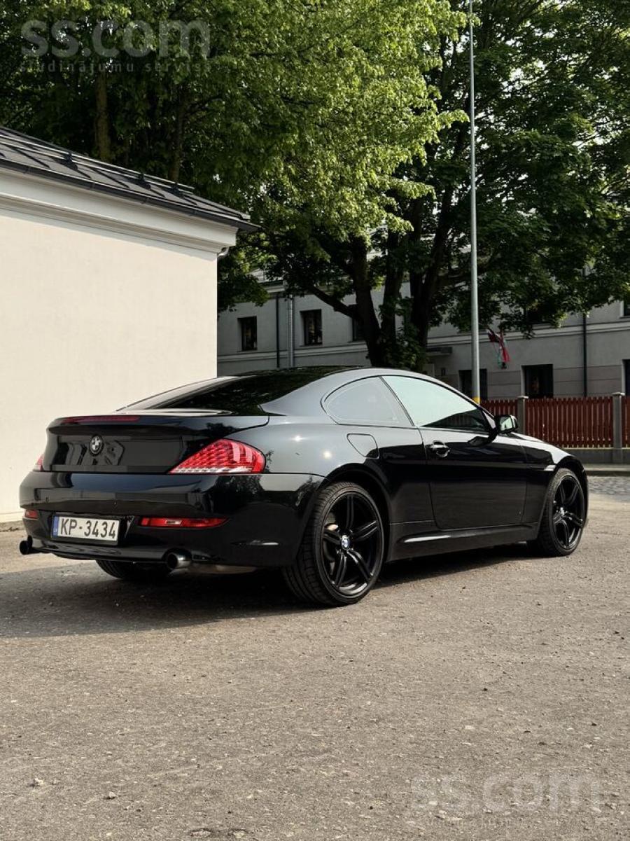 Black BMW 635 2009 in Liepaja, with an engine capacity of 3.00 L and mileage of 309 thousand km for 10999 €, photo 5 on AUTOMOTO.COM.LV