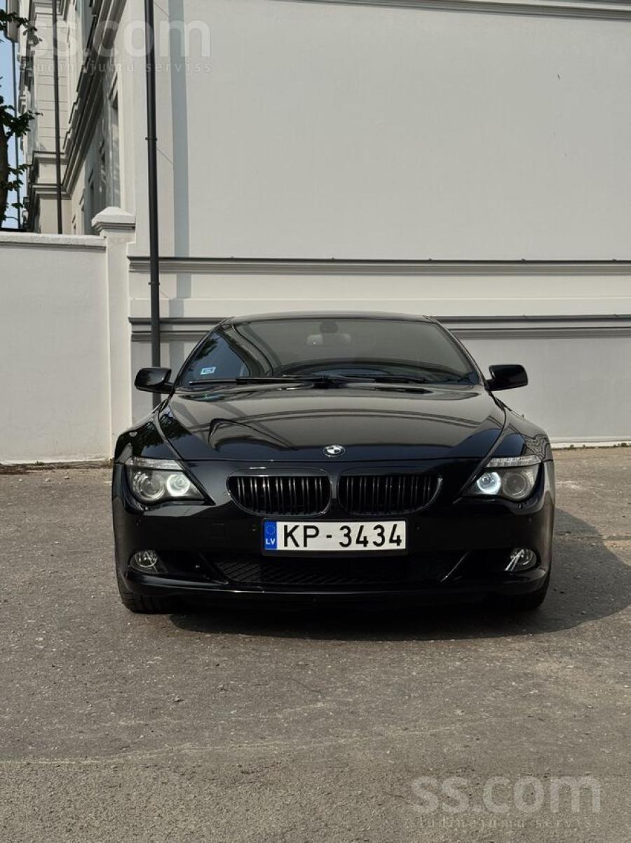 Black BMW 635 2009 in Liepaja, with an engine capacity of 3.00 L and mileage of 309 thousand km for 10999 €, photo 6 on AUTOMOTO.COM.LV