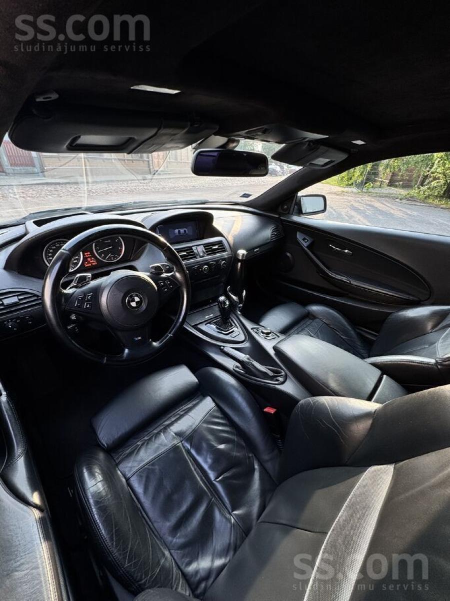 Black BMW 635 2009 in Liepaja, with an engine capacity of 3.00 L and mileage of 309 thousand km for 10999 €, photo 8 on AUTOMOTO.COM.LV
