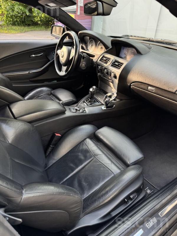 Black BMW 635 2009 in Liepaja, with an engine capacity of 3.00 L and mileage of 309 thousand km for 10999 €, photo 8 on AUTOMOTO.COM.LV
