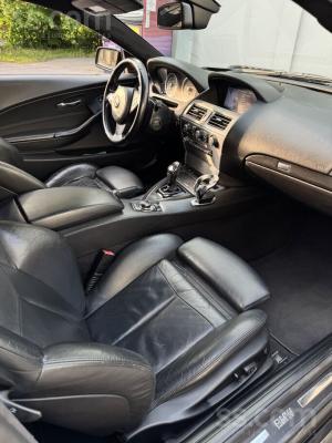 Black BMW 635 2009 in Liepaja, with an engine capacity of 3.00 L and mileage of 309 thousand km for 10999 €, photo 9 on AUTOMOTO.COM.LV