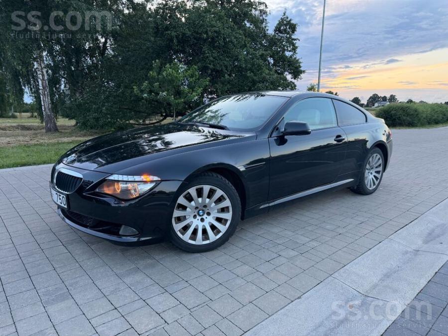 Melns BMW 635 2009 Rīga, ar dzinēja tilpumu 3.00 L un nobraukumu 292 tūkst. km par 9900 €, foto 1 vietnē AUTOMOTO.COM.LV