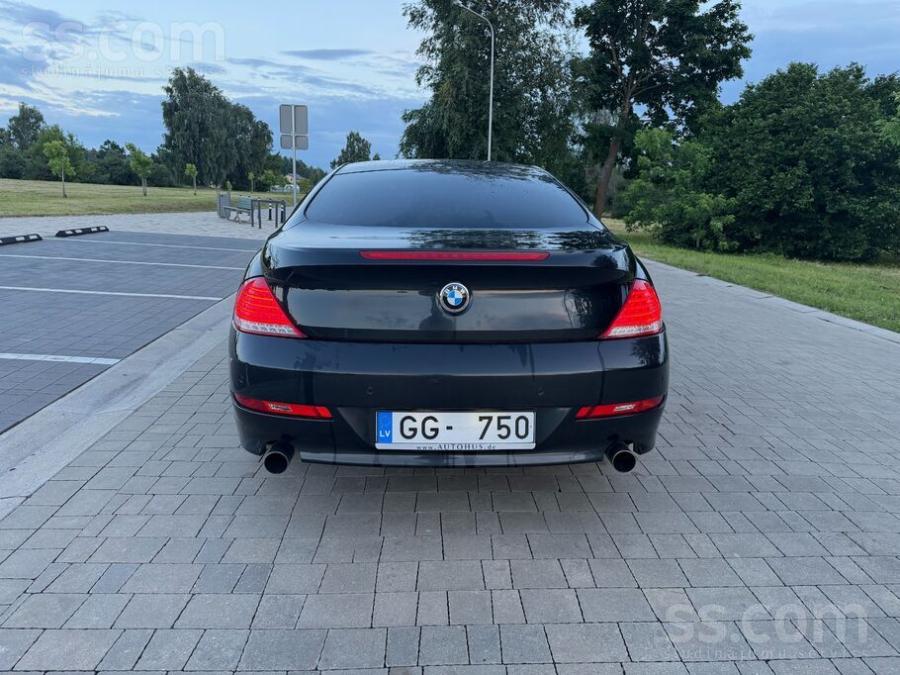 Melns BMW 635 2009 Rīga, ar dzinēja tilpumu 3.00 L un nobraukumu 292 tūkst. km par 9900 €, foto 5 vietnē AUTOMOTO.COM.LV